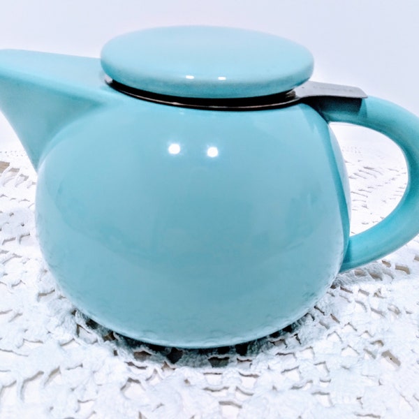Turquoise Teapot - Etsy
