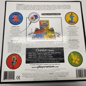 Cranium Board Game 1998, 2002 the Game for Your Whole Brain Game of the ...