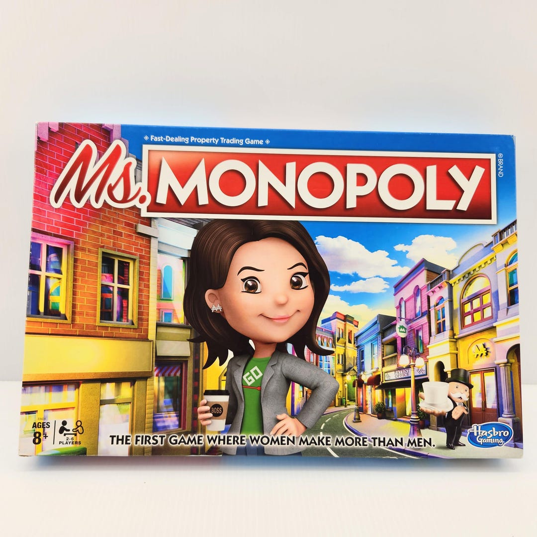 Ms. Monopoly Board Game, the First Game Where Women Make More Than Men ...