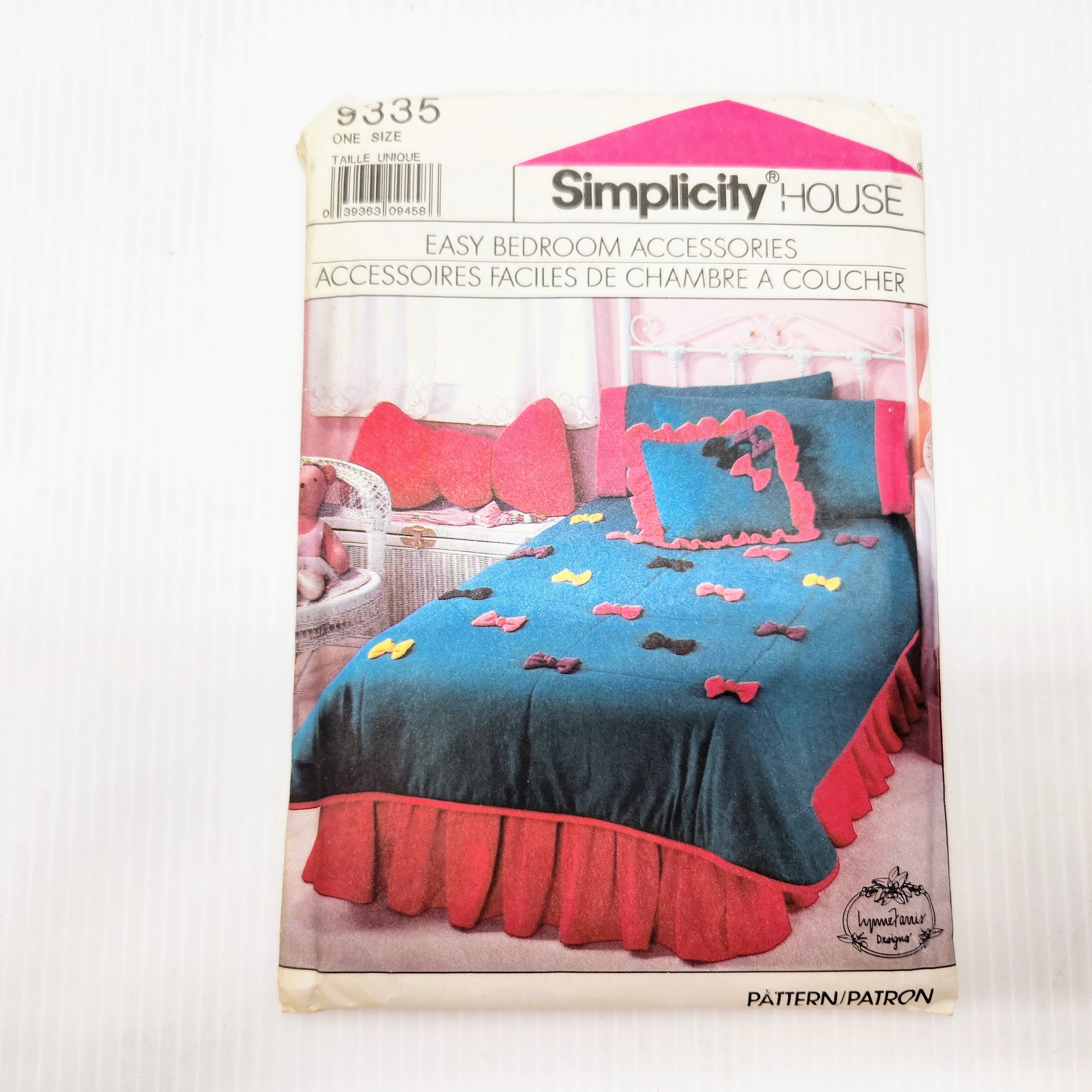 Simplicity House 9335 Sewing Pattern Easy Bedroom Accessories Retro ...