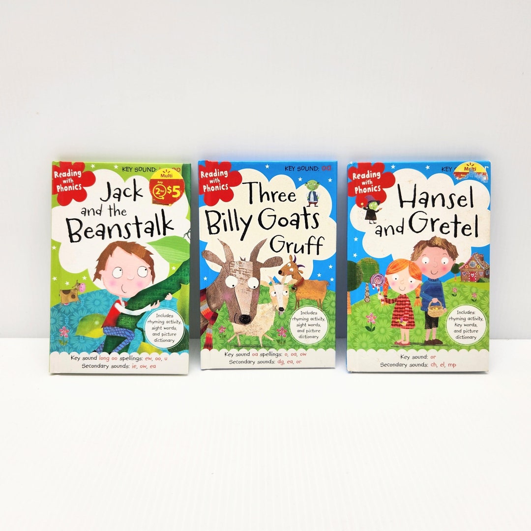 Reading With Phonics Fairy Tale Readers Set of 3, Teaching Books With ...
