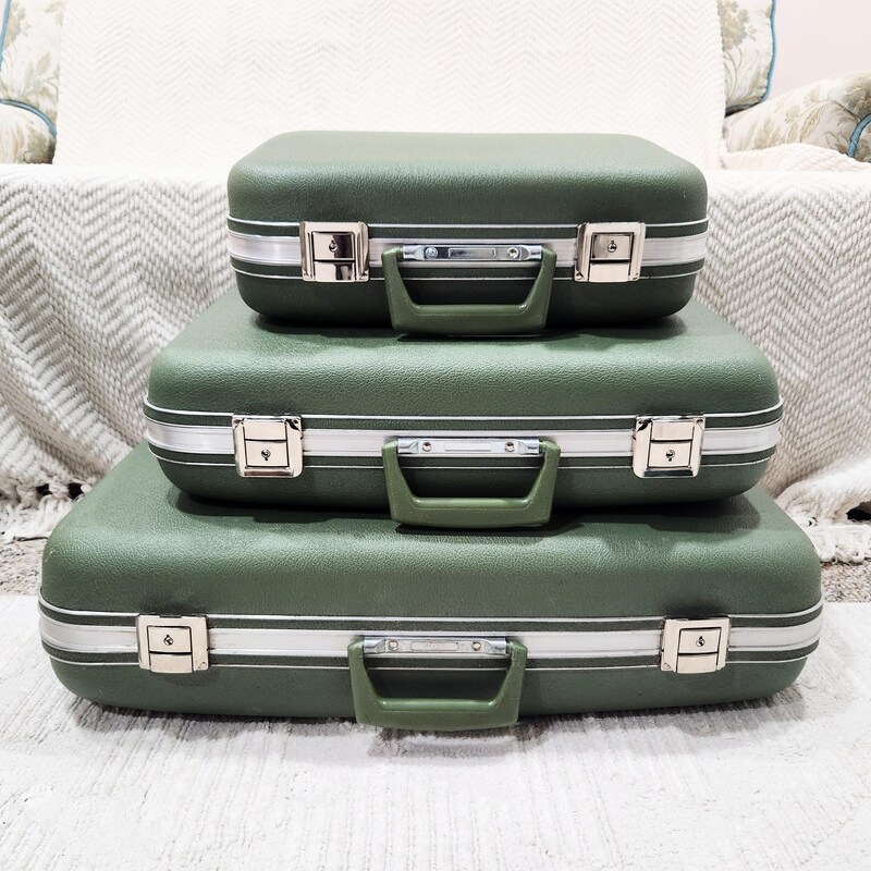 Stacking Suitcases - Etsy