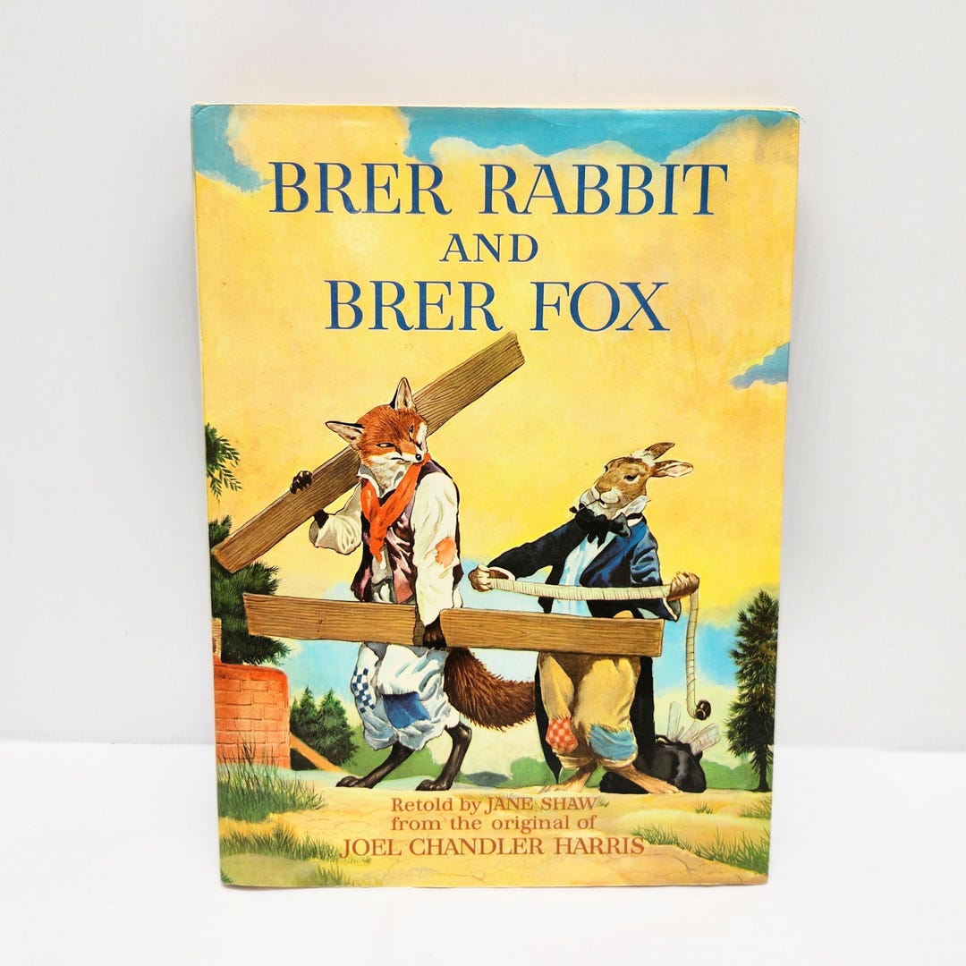 Brer Rabbit and Brer Fox Vintage Hardcover Book With Dust Jacket ...