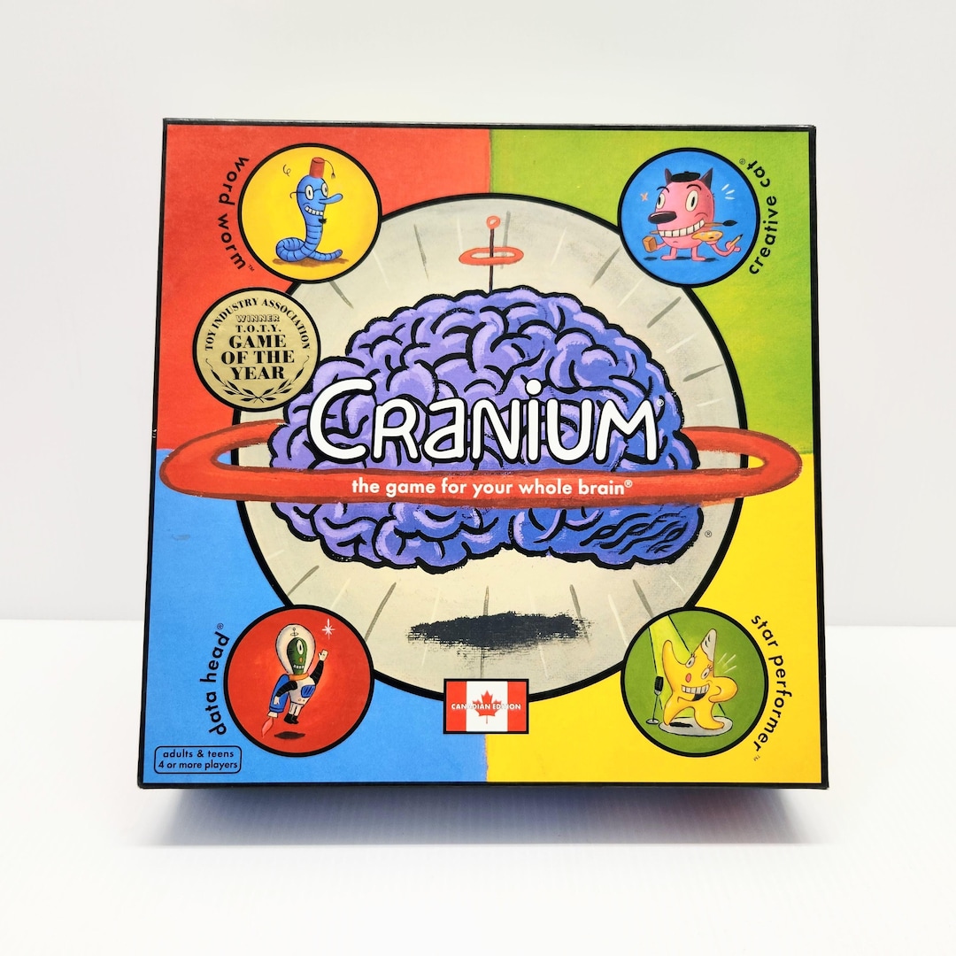 Cranium Board Game 1998, 2002 the Game for Your Whole Brain Game of the ...