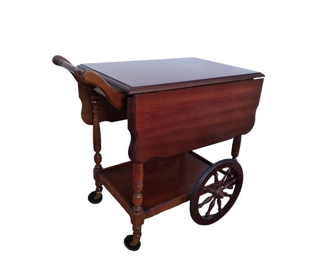 Tea Cart Trolley With Wheels Vintage Teacart for Wedding - Etsy