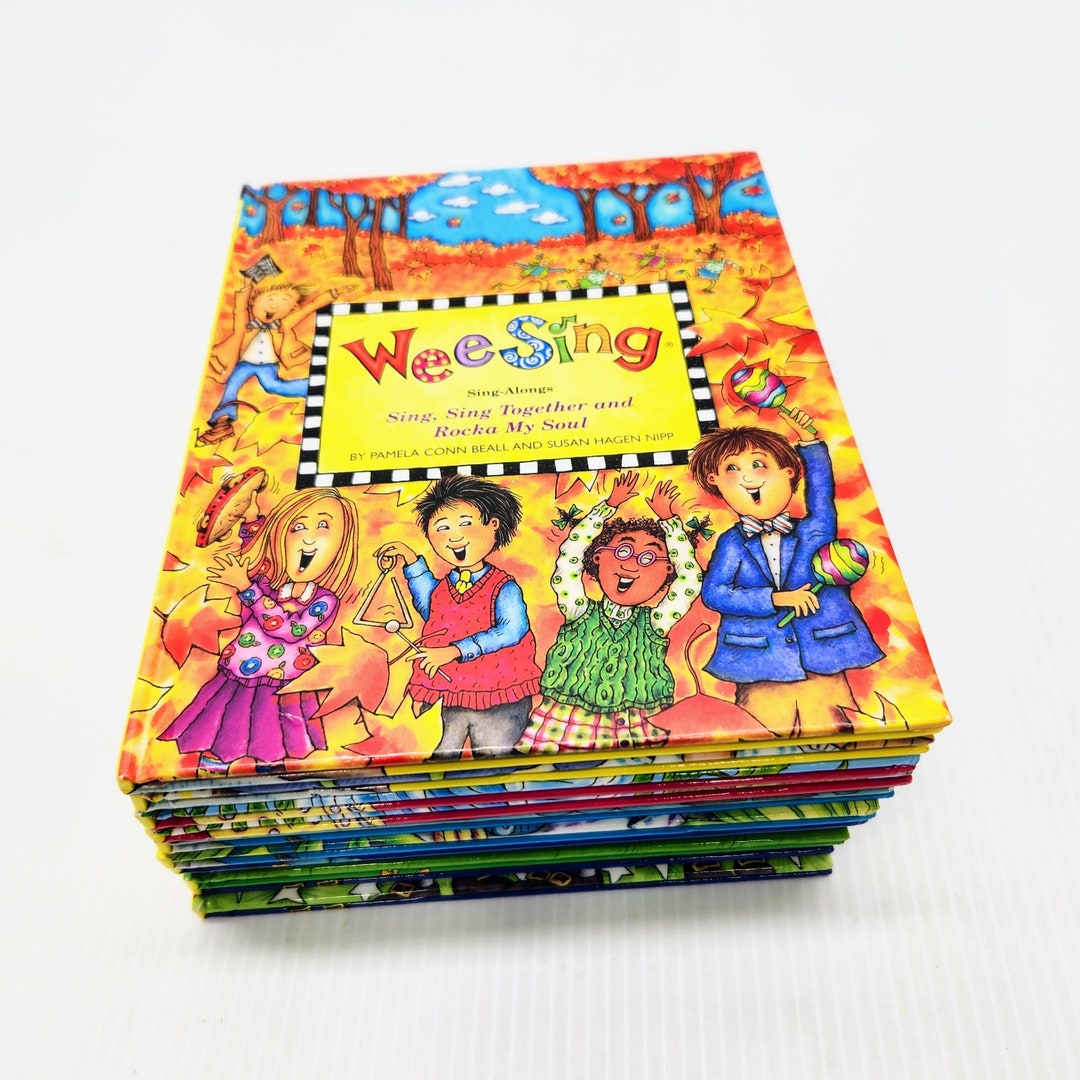 Wee Sing Book Set, 11 Hardcover Singing Books for Children by Pamela ...