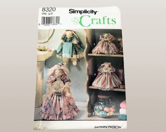 Simplicity 8320 Craft Sewing Pattern for Faith Van Zanten Bathroom ...