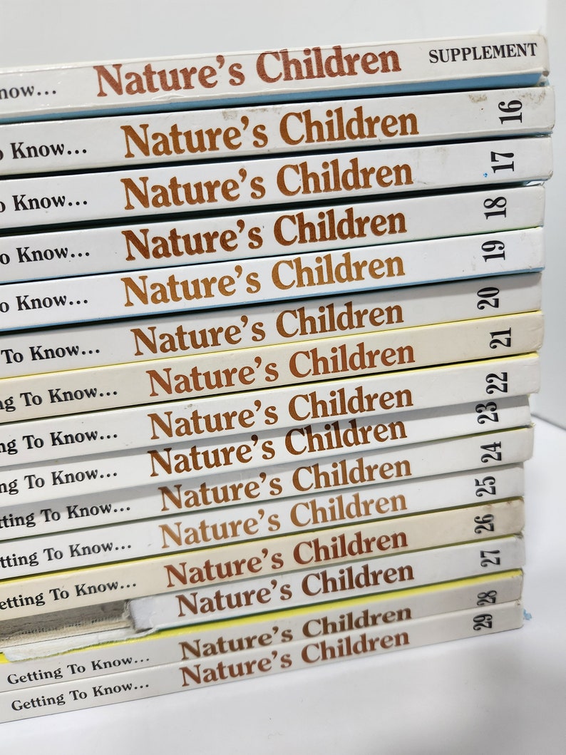 Getting to Know... Nature's Children 30 Books 29 Volumes - Etsy