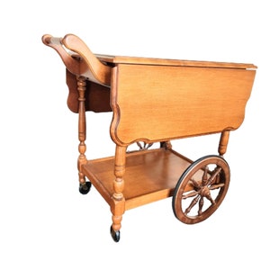 Tea Cart, Trolley With Wheels, Vintage Teacart for Wedding Photos ...