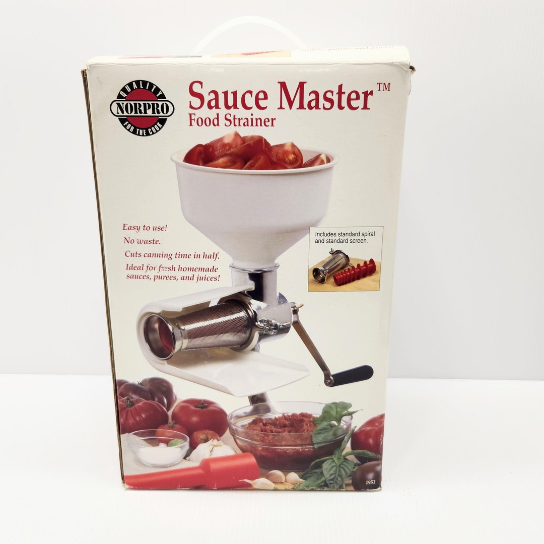 NORPRO 1951 Sauce Master Food Strainer Kit With Berry Strainer and ...