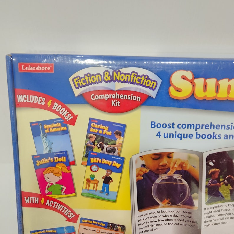 Lakeshore Fiction & Nonfiction Comprehension Kit Summarizing Reading ...