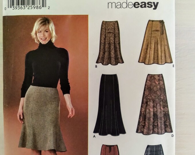 Uncut Simplicity Sewing Pattern 5914 Skirt Sewing Pattern - Etsy