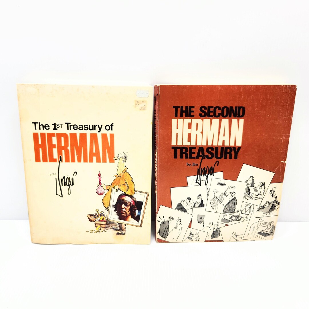 The 1st Treasury of Herman and the Second Herman Treasure by Jim Unger ...
