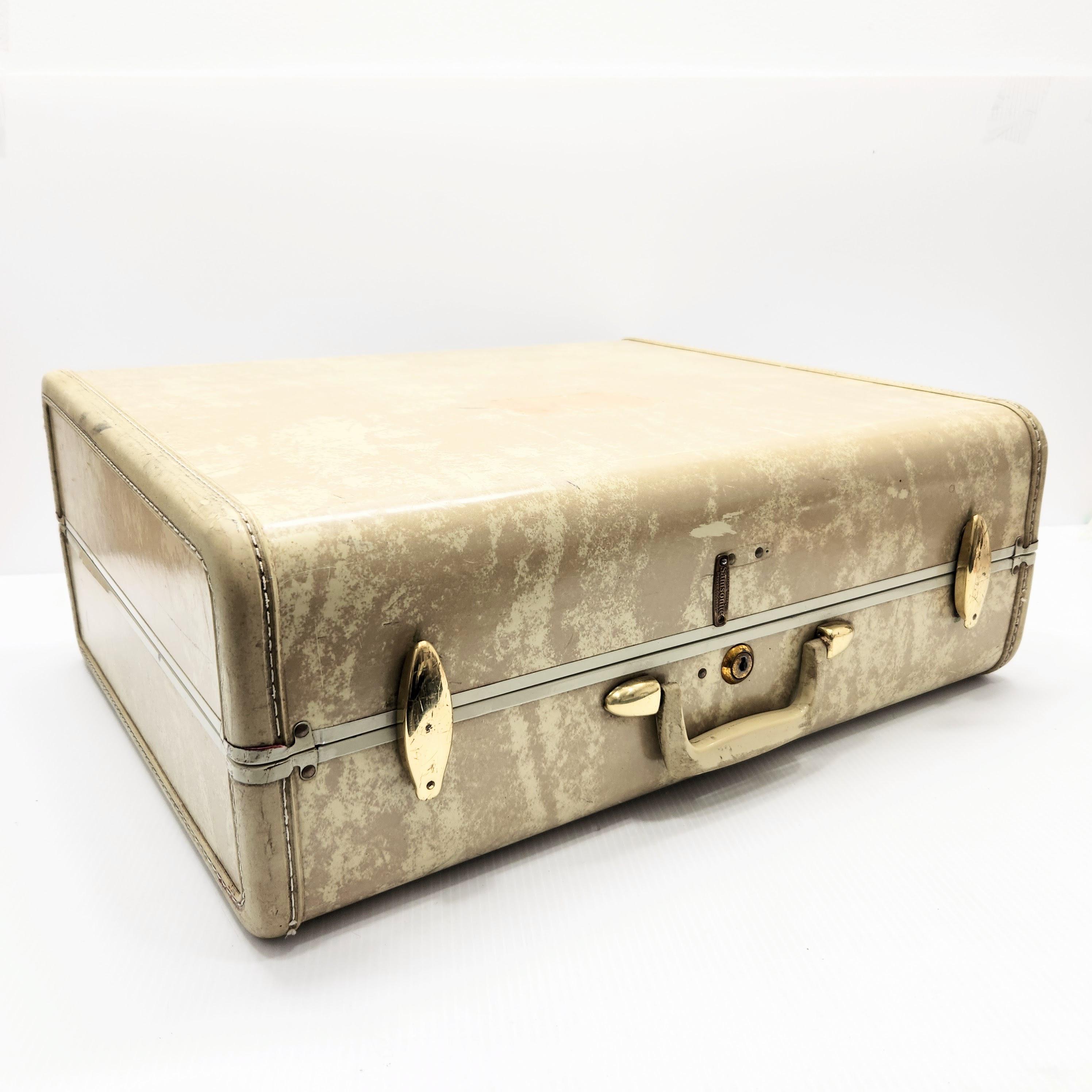 Vintage Suitcase Set Train Case Samsonite Denver Col Storage Baby Room ...