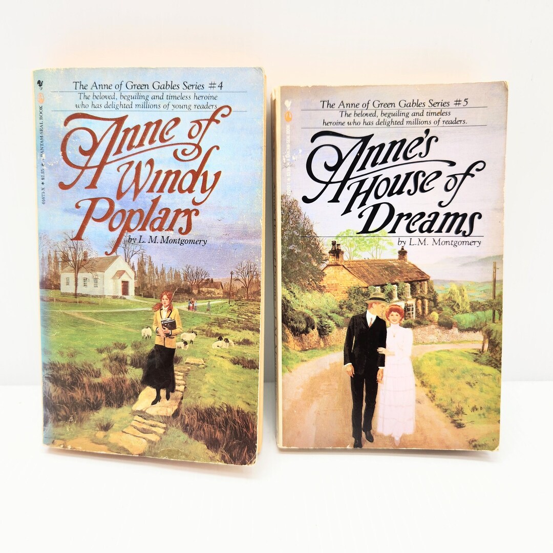 Anne of Green Gables Books, 2 Books, Anne's House of Dreams and Anne of ...