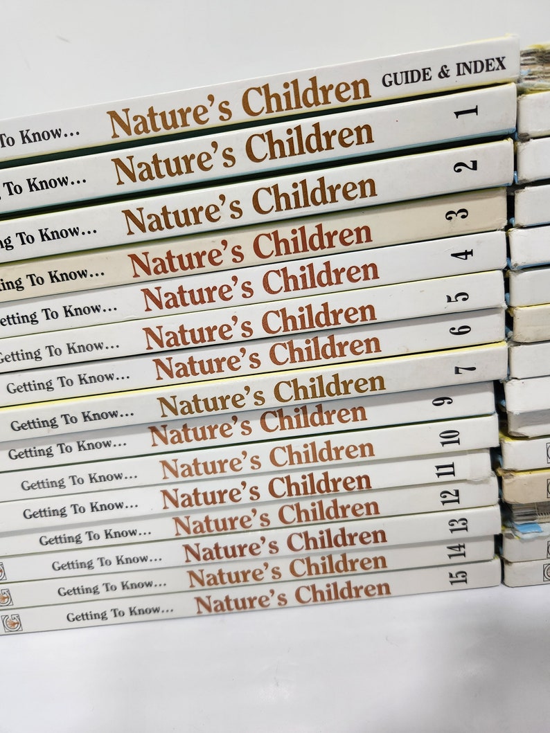 Getting to Know... Nature's Children 30 Books 29 Volumes - Etsy
