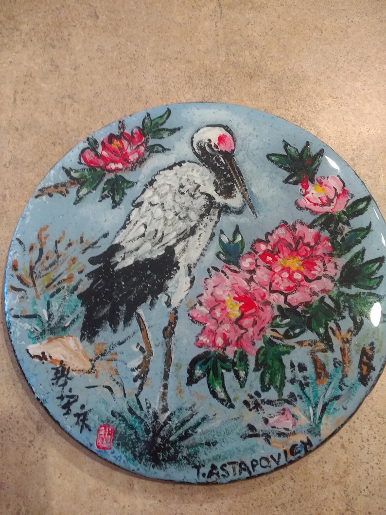 Decorative Cork Trivets Hand Painted, Epoxy Covered - Etsy