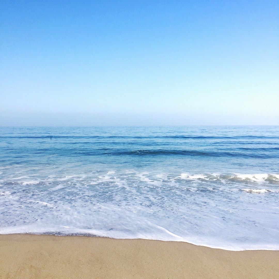 Deep Blue Pacific Ocean Santa Monica California | Photography Print - Etsy