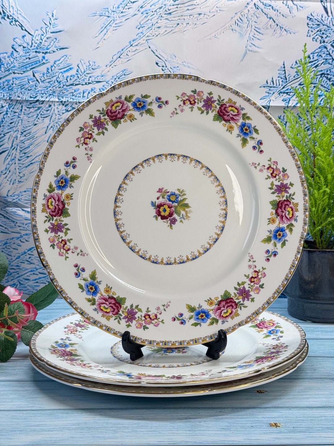 Royal Grafton Malvern Dinner Plates Bone China English Porcelain - Etsy