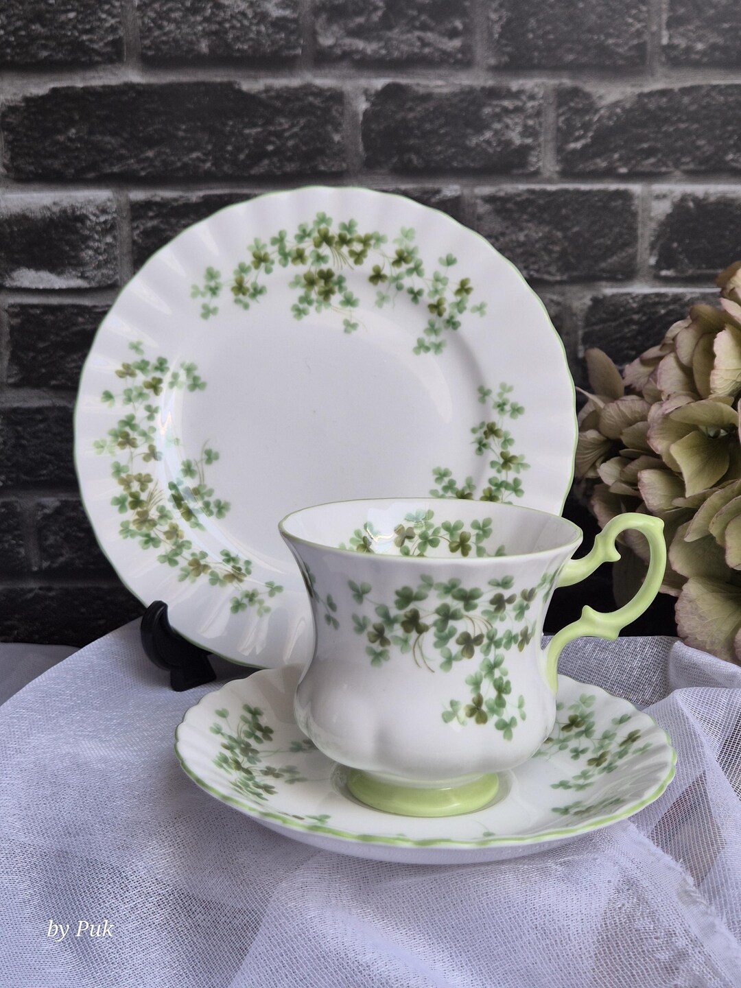 Vintage Royal Albert Shamrock Bone China England. - Etsy