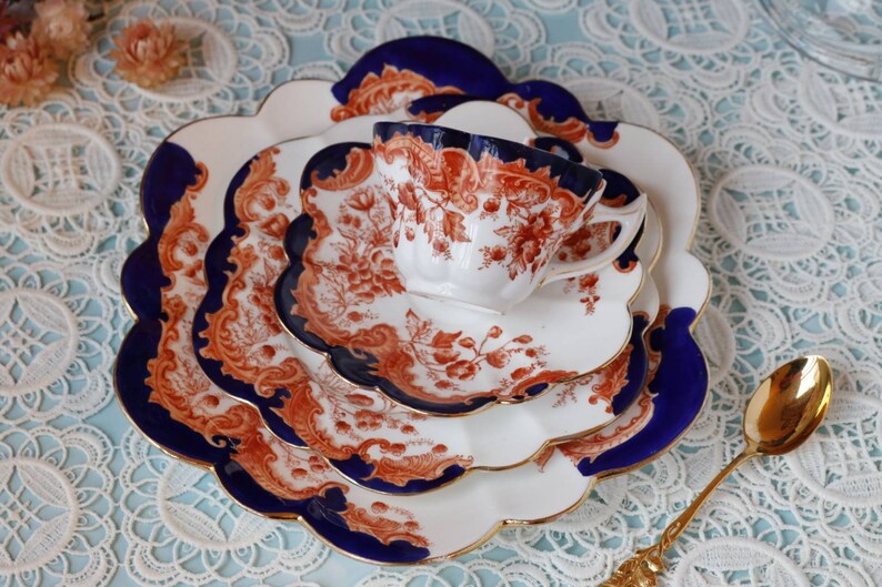 Antique Foley Wileman Imari Pattern No.7612 - Etsy