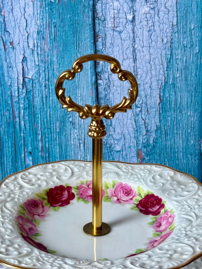 Bavaria Schumann Arzberg Germany Porcelain Cake Stand. - Etsy