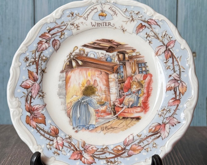 Brambly Hedge Summer Winter Autumn Spring Tea Plate by Royal Doulton ...