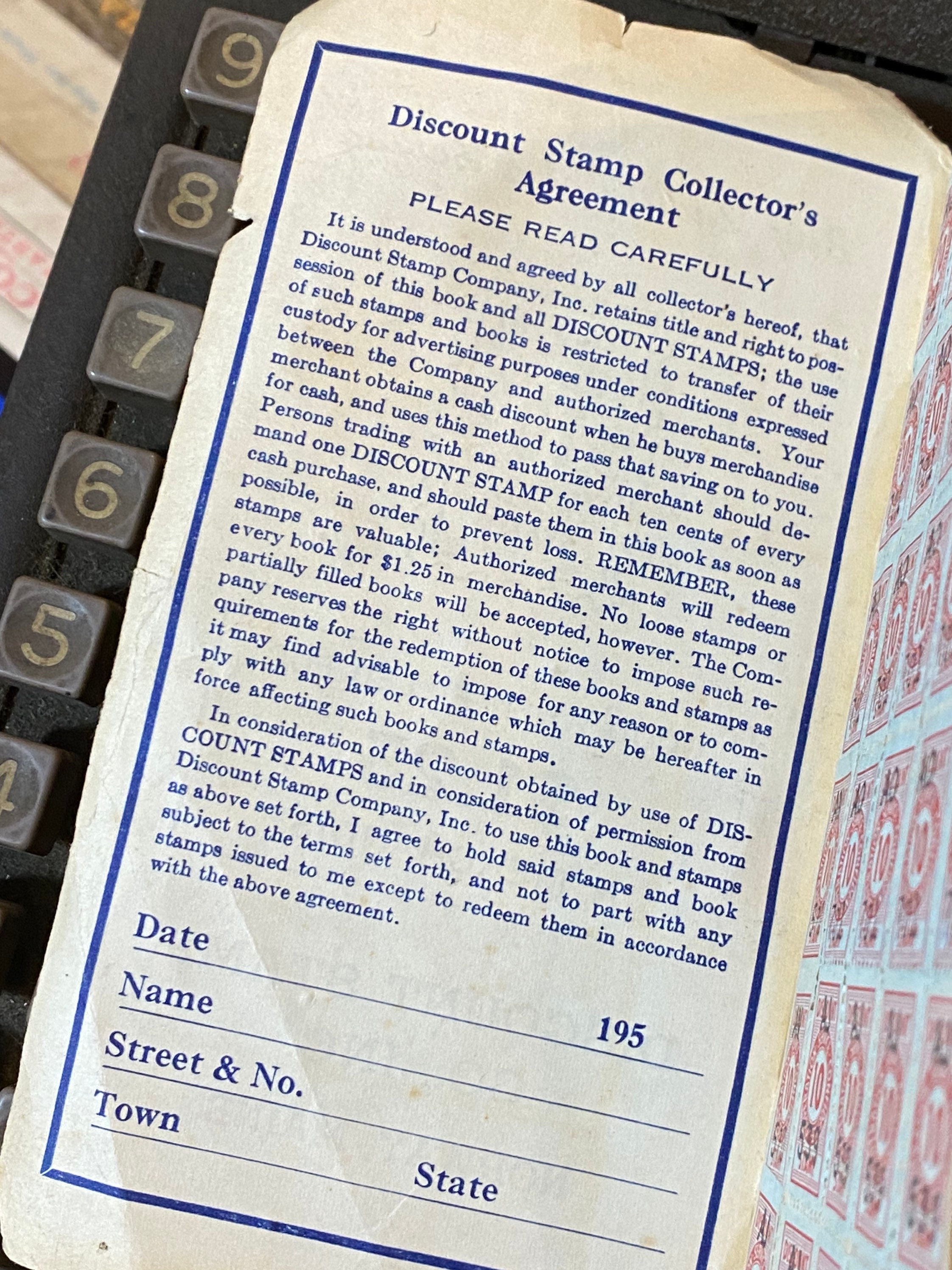 Discount Food Stamp Book - Etsy