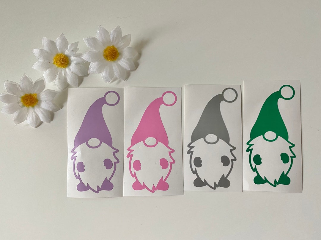 Gonk Gnome Vinyl Decal Sticker,window Decal, Arts and Craft Activities ...