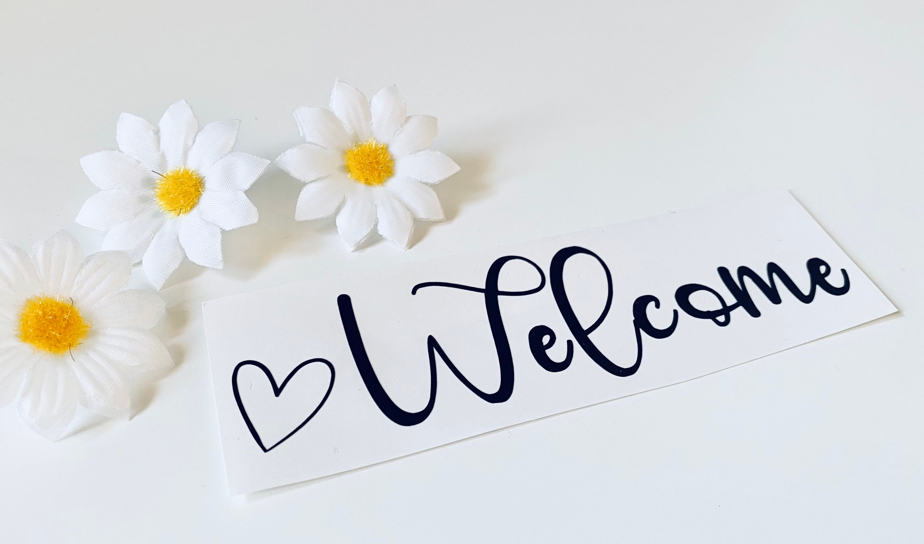 Welcome Vinyl Decal Sticker Letterbox Vinyl Decal Postbox | Etsy