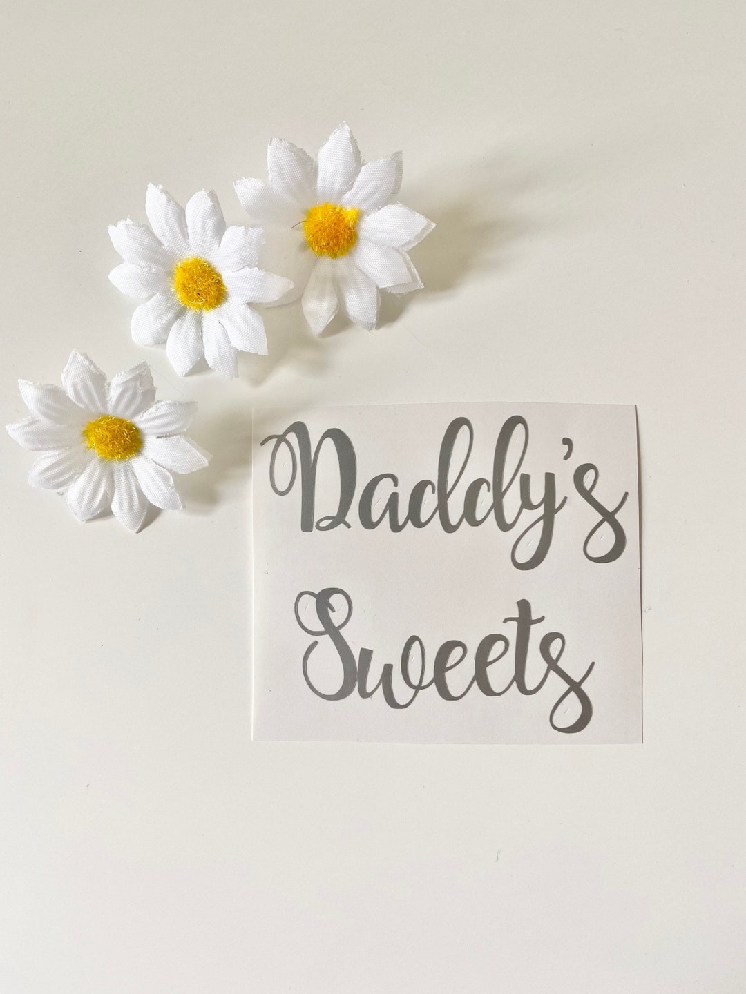 Father's Day Daddy Sweets Vinyl Decal Sticker, Present Ideas, for Cups ...