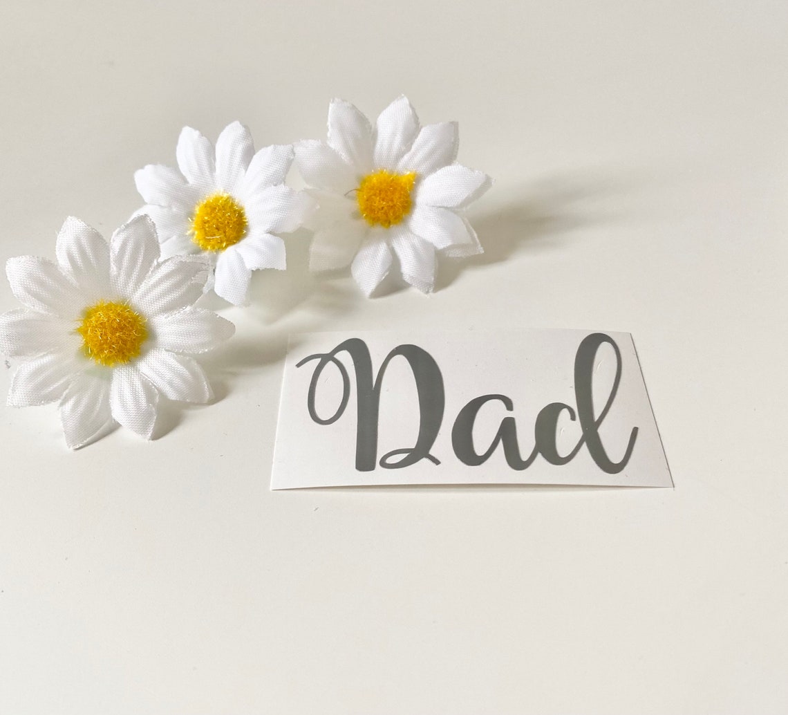 Fathers Day Dad Daddy Father Vinyl Decal Sticker Present | Etsy UK