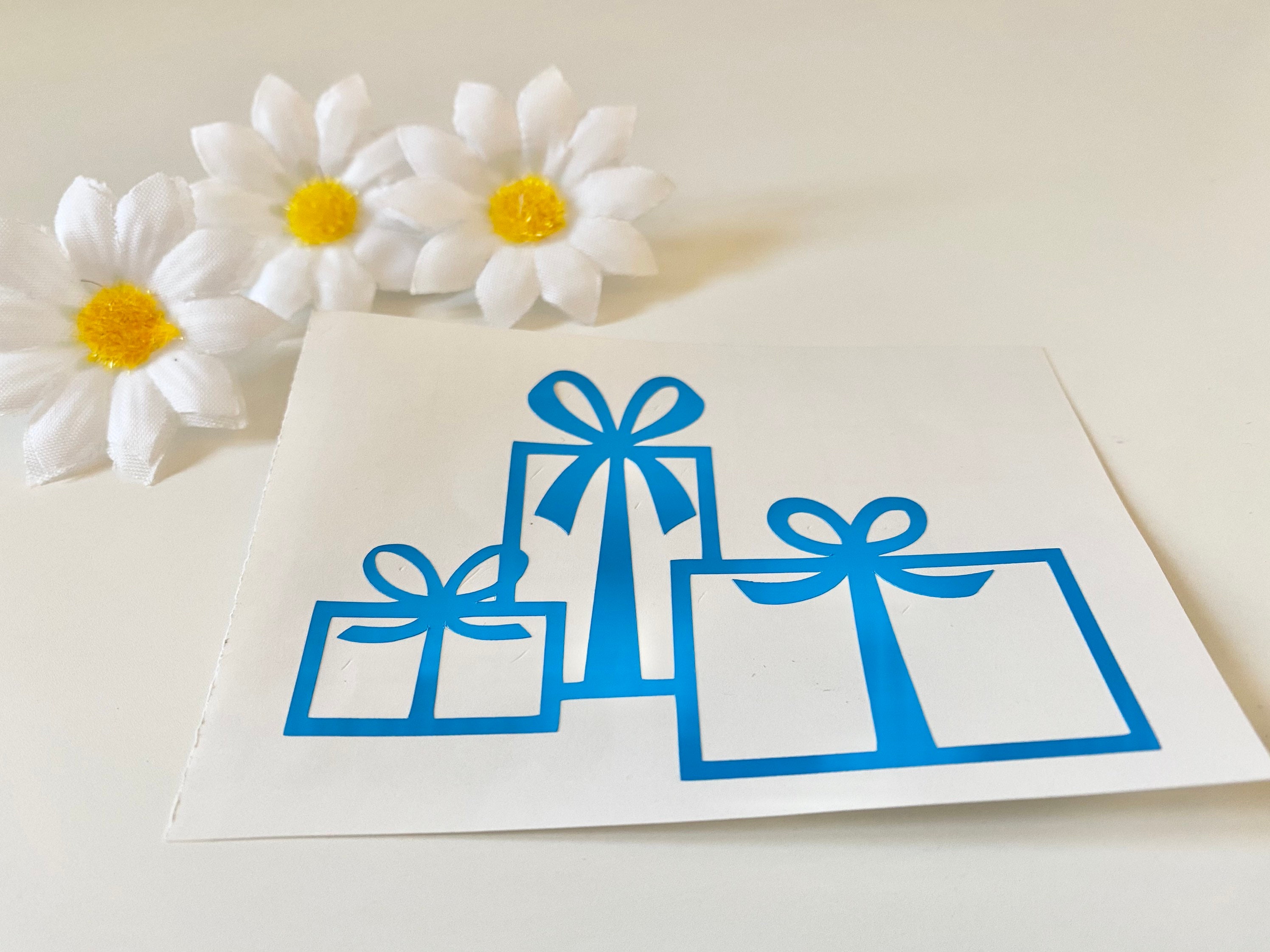 Birthday present vinyl decal sticker birthday gifts birthday | Etsy