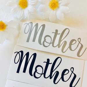 Mothers Day Mum Mother, Mummy,mam Vinyl Decal Sticker,present Ideas ...