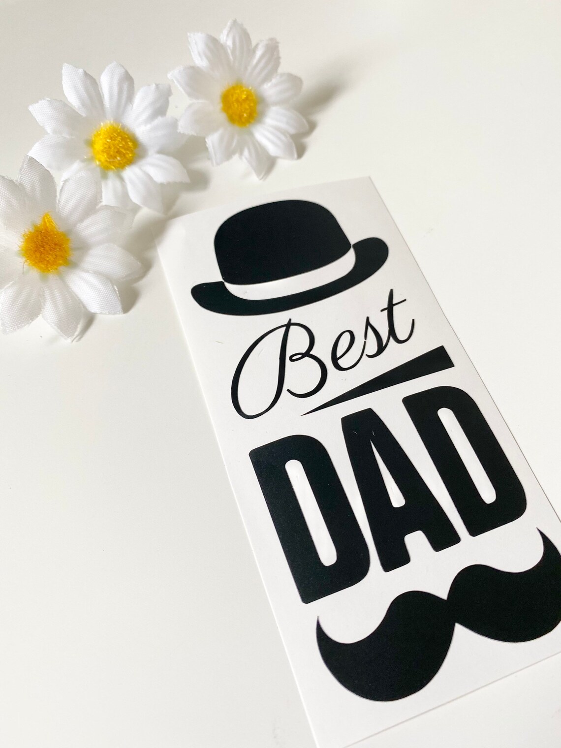 Father's Day Best Dad Vinyl Decal Sticker Present Ideas | Etsy