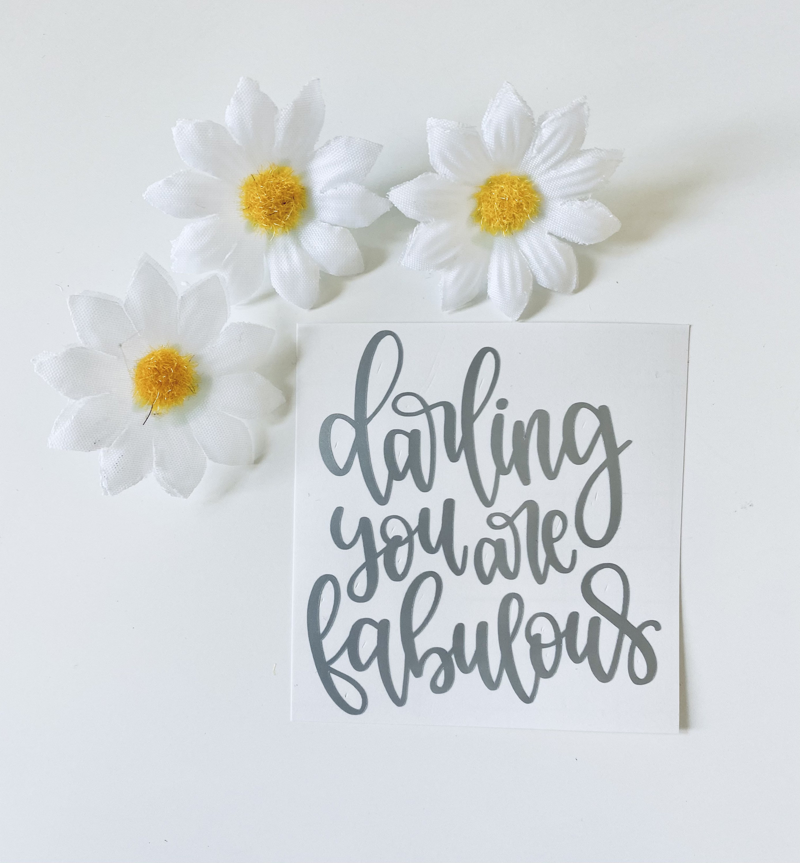 Darling You Are Fabulous Vinyl Decal Sticker Present Ideas - Etsy UK