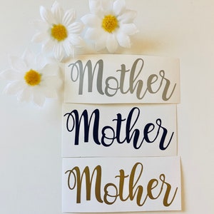 Mothers Day Mum Mother, Mummy,mam Vinyl Decal Sticker,present Ideas ...