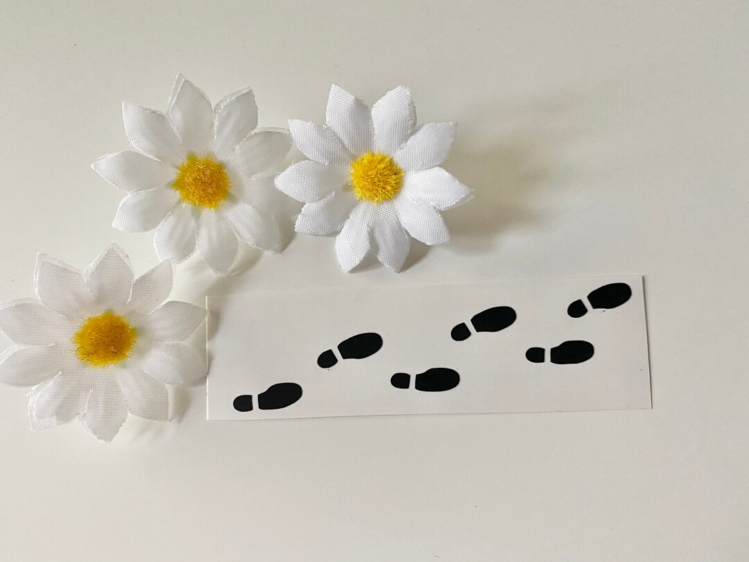 Foot Print Decal Vinyl Stickers - Footsteps - Wizard Footprint Stickers ...