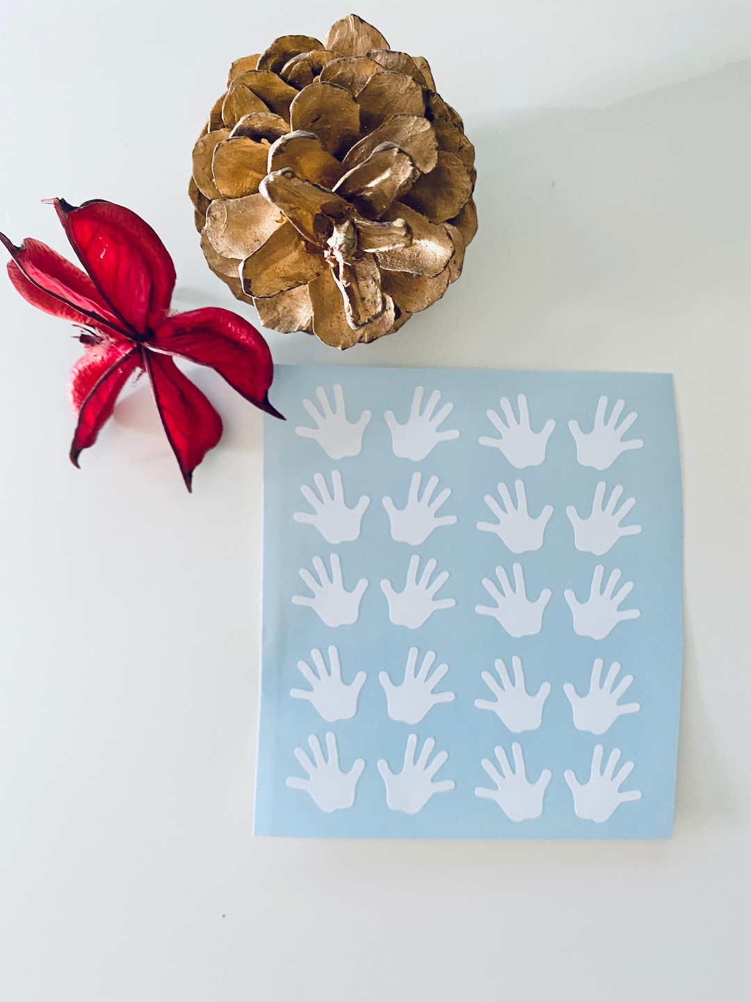 Naughty Elf Hand Print Vinyl Decal Sticker, Elf Stickers, Christmas ...