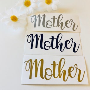 Mothers Day Mum Mother, Mummy,mam Vinyl Decal Sticker,present Ideas ...