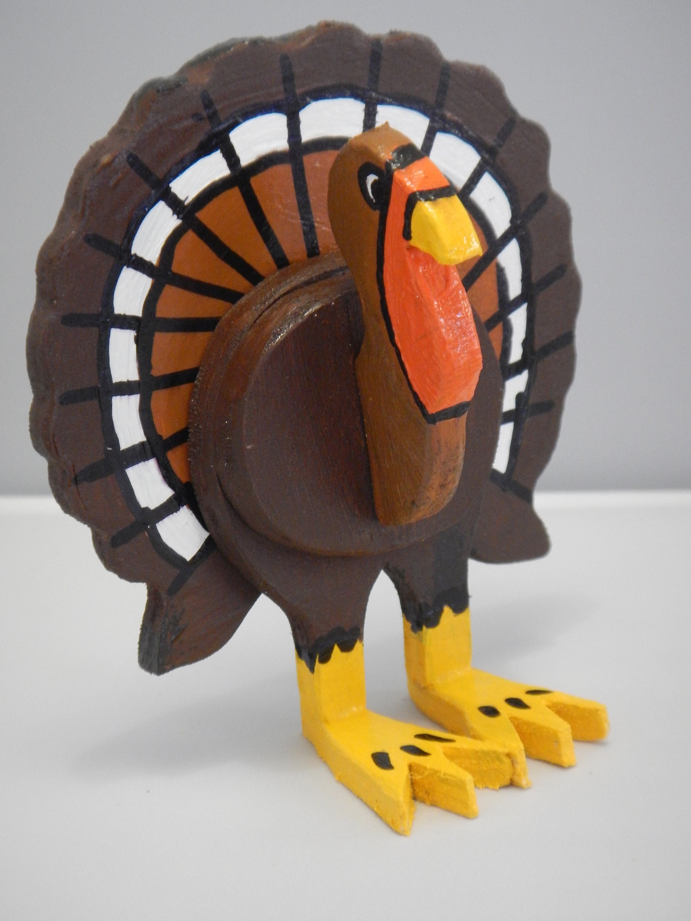Wooden Turkey - Etsy