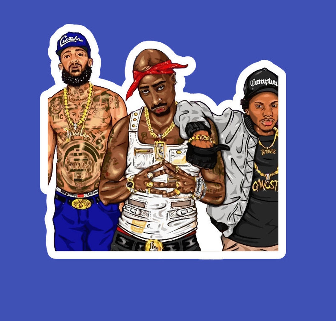 LA Rappers Stickers, Crenshaw Sticker, Pac Sticker, Compton Sticker ...