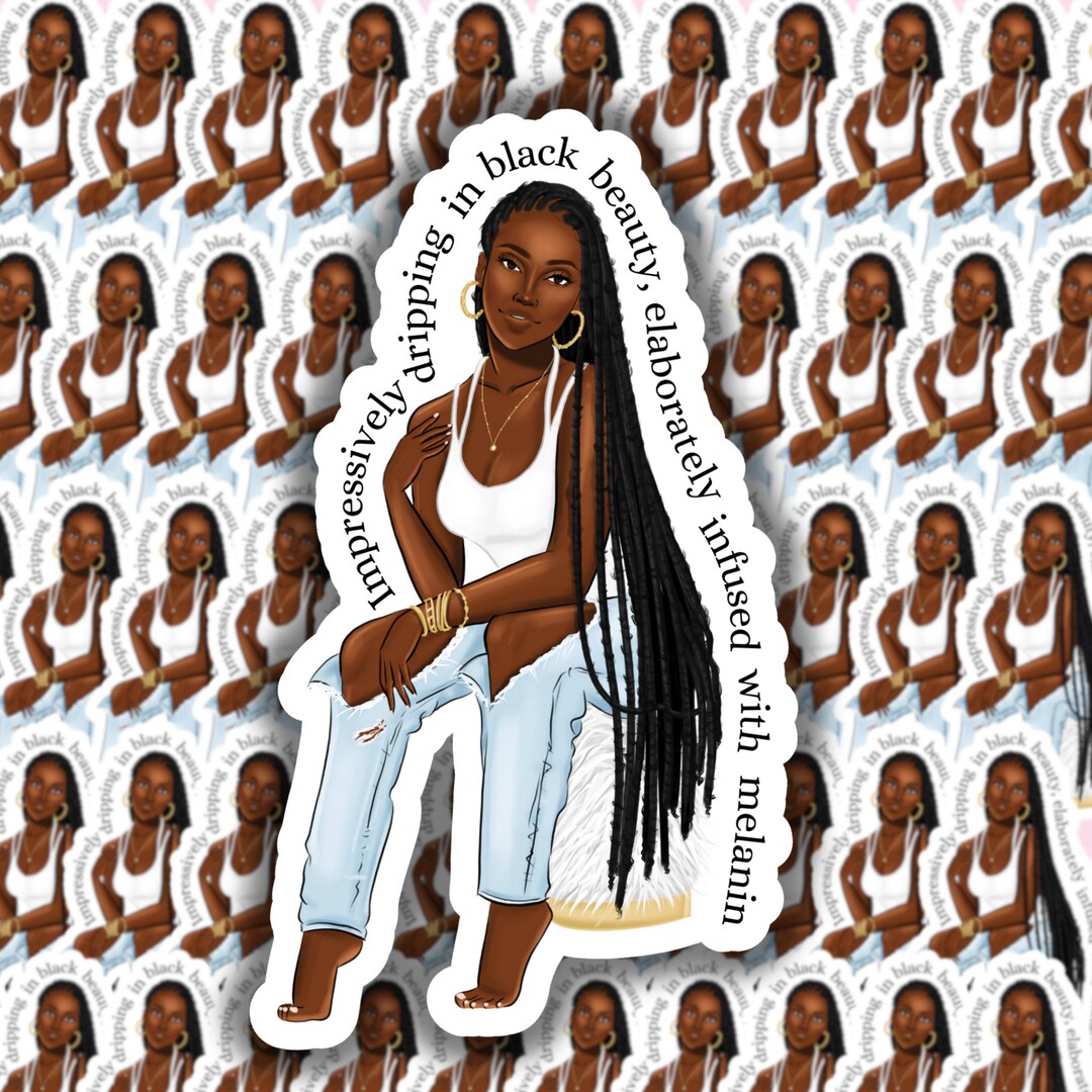 Black Women, African American Sticker, Planners Stickers, Affirmation ...