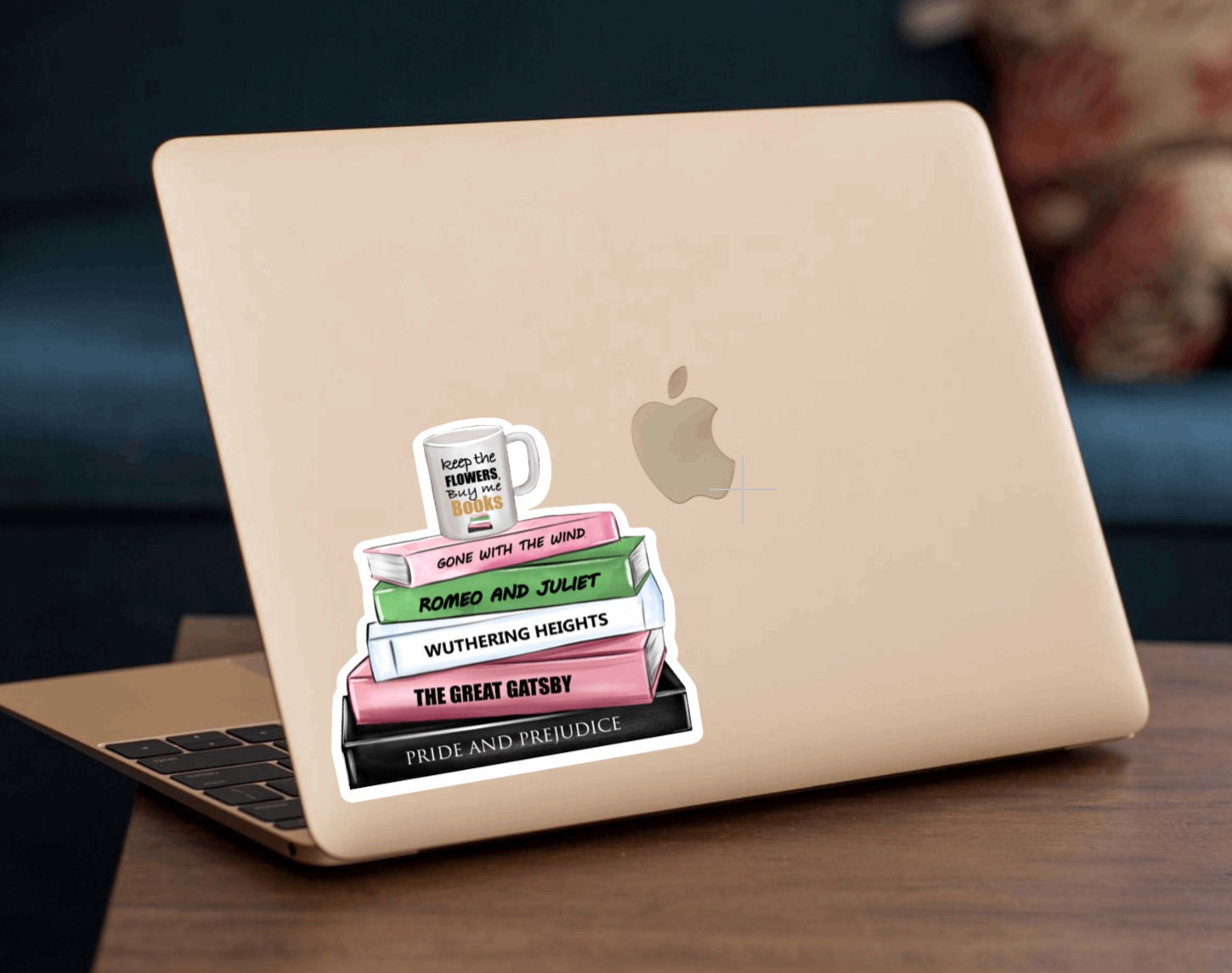 Book Lovers Vinyl Sticker Die-Cut Window Skateboard Car | Etsy