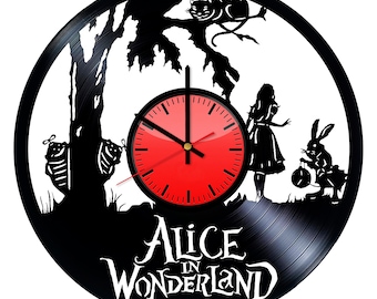 White rabbit clock | Etsy