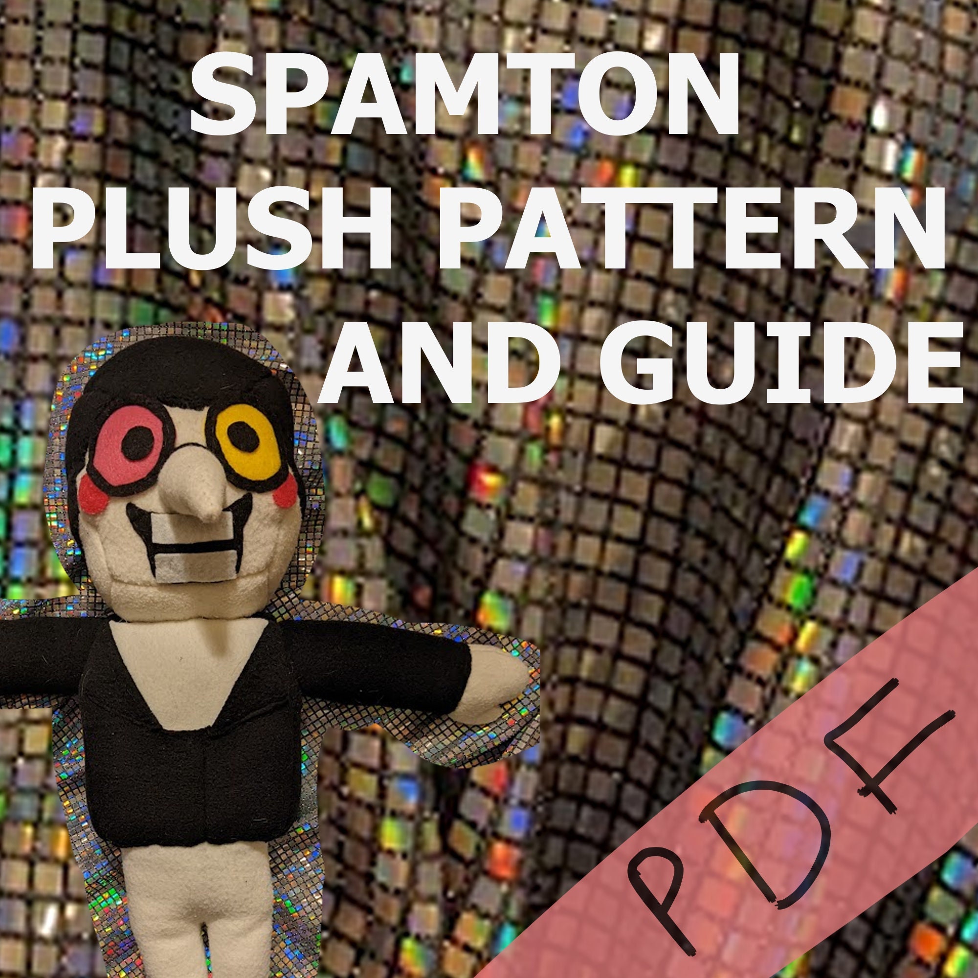 Spamton G. Spamton Deltarune Plush Pattern Tutorial - Etsy Ireland
