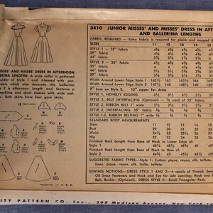 1940s Pattern Simplicity 3410 Dress Pattern - Etsy