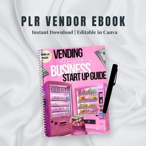 How to Start A Vending Machine Business |start up Guide |ebook|plr ...