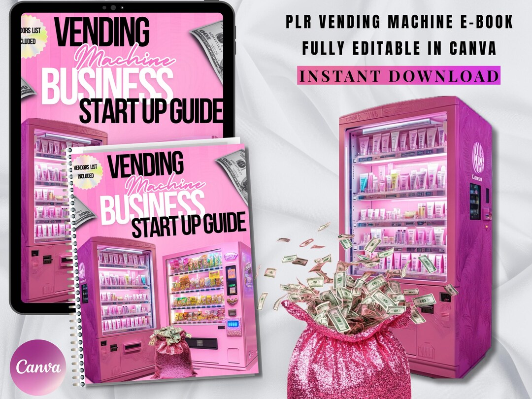 How to Start A Vending Machine Business |start up Guide |ebook|plr ...
