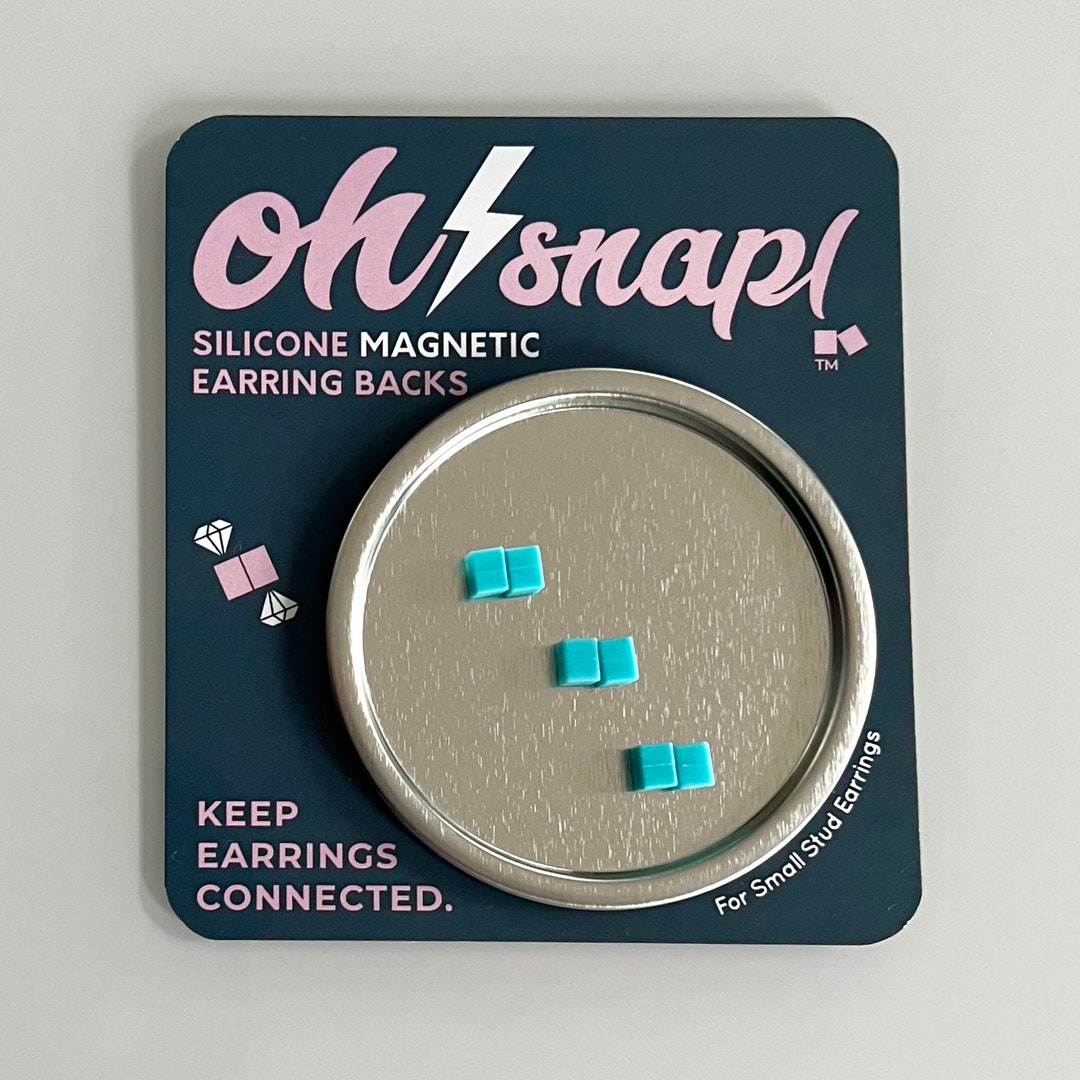 Oh Snap Earring Backs Silicone Magnetic for Comfort Connection - Etsy
